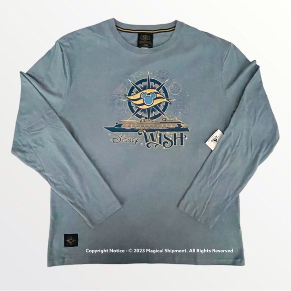 Disney | Shirts | Disney Cruise Line Dcl Disney Wish Inaugural Sailings ...